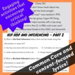 Hip Hop Reading Comprehension Worksheets PDFs - Rap Opera for Kids